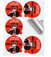 China Custom Printed Self-Adhesive Aluminum Foil Seals for Food and Cosmetic Packaging | Custom Sizes & Logo Printing for sale