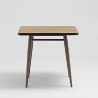 China Aluminum Frame Teak Square Table A Must-have for Outdoor Rattan/Wicker Furniture for sale