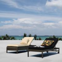 China Garden Sunbed with 100% Handwoven Aluminum Frame and Powder Coating Production for sale