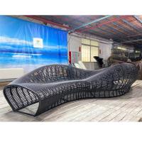 China Custom Design Outdoor Rattan Sofa 100% Hand Woven Mall Furniture Random Combination for sale