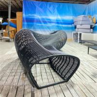 China Custom Design Outdoor Rattan Sofa 100% Hand Woven Mall Furniture Random Combination for sale