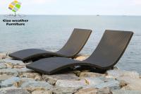 China Villa Aluminum and Pe Rattan Lightweight Folding Relax Stackable Pool Sun Lounger with Craftsmanship for sale
