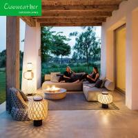 China Modern Luxury Hotel Poolside Garden Aluminum Frame Waterproof Outdoor Lounge Fabric for Villa Living Room for sale