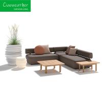 China Modern Luxury Hotel Poolside Garden Aluminum Frame Waterproof Outdoor Lounge Fabric for Villa Living Room for sale