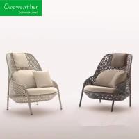China Villa Balcony Garden Furniture Fashion Outdoor Rattan Sofa for Hotel and Home for sale