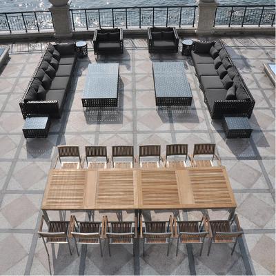 China Big Lots Outdoor Chairs Set for Modern Style Garden Sofas by Professional Rattan Furniture Manufacture for sale