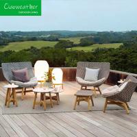 China Waterproof Outdoor Wicker Leisure Chair with Customized Color High Back for sale