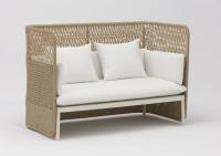 China Modern Design Style Garden Furniture Outdoor Sofa Set with Aluminum Frame and Cushions for sale