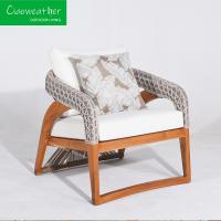 China Comfortable Beach Furniture Leisure Garden Lounger Chair with Waterproof Wicker for sale