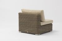 China Comfortable Patio Furniture Aluminum and Pe Rattan Garden Sofa Set for Waterproof Outdoor for sale
