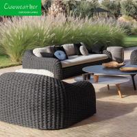 China Modern Style Garden Sofa Combination Outdoor Rattan Wicker Furniture with Waterproof Cushion for sale