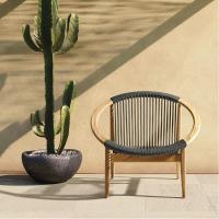 China Outdoor Dining Chairs Natural Stackable Teak Wood Villa Solid Wood Restaurant Lounge Chair Outdoor Furniture Ourtdoor Furniture for sale