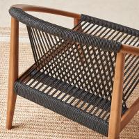 China Outdoor Dining Chairs Natural Stackable Teak Wood Villa Solid Wood Restaurant Lounge Chair Outdoor Furniture Ourtdoor Furniture for sale