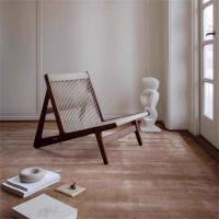 China Outdoor Waterproof Teak Frame Villa Patio Furniture Modern Eco-friendly Solid Wood Rope Chair Set for Garden Sofa for sale