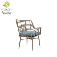 China Powder Coated Frame Garden Rattan Chair for Water-proof and Sun-proof Outdoor Furniture for sale