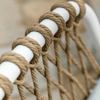 China Mail Packing N Modern Design Outdoor Furniture with Back Support and Rope Detail for sale