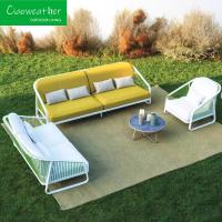 China Outdoor Garden Patio Furniture Dining Room Rattan Sectionals Seater Sofas Set Modern Design and Water-Resistant Cushions for sale