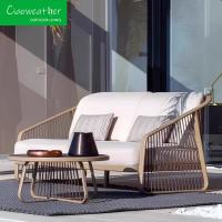 China Outdoor Garden Patio Furniture Dining Room Rattan Sectionals Seater Sofas Set Modern Design and Water-Resistant Cushions for sale