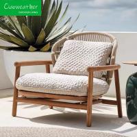 China Patio into a Luxurious Retreat with Teakwood Frame and Water-Resistant Cushion Furniture for sale