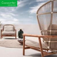 China Patio into a Luxurious Retreat with Teakwood Frame and Water-Resistant Cushion Furniture for sale