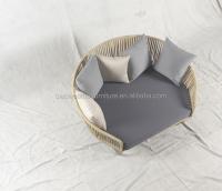 China PE Rattan and Aluminum Modern Design Garden Sofa Set for Outdoor Relaxation for sale