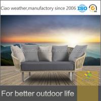 China PE Rattan and Aluminum Modern Design Garden Sofa Set for Outdoor Relaxation for sale