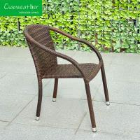 China Garden Furniture PE Rattan Chair and Foldable Wicker Table Set for Outdoor Dining at Modern Hotels for sale