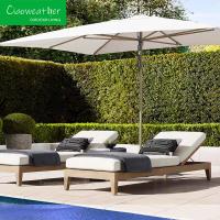 China Modern Outdoor Furniture Outdoor Garden Teak Wood Chaise for Waterproof Villa Courtyard Beach Swimming Pool Lounge Chair for sale
