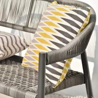 China Outdoor Garden Set Chair Rattan Chair Leisure Patio for Weather Resistant Dining Table Hand Knitting Chair for sale