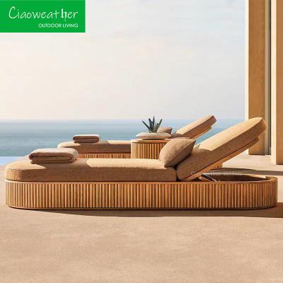 China Customized Color Sun Lounger for Outdoor Garden Furniture in Hotel Beach Luxury Terrace for sale