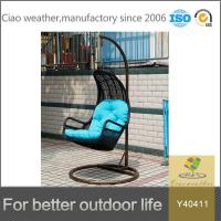 China Outdoor Swing Hanging Chair Metal Rattan Mail Packing N for Backyard Swing and Outdoor for sale