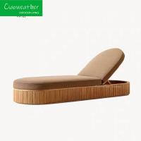 China Customized Color Sun Lounger for Outdoor Garden Furniture in Hotel Beach Luxury Terrace for sale