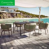 China Aluminum Frame Modern Design Garden Sofa Chair Rattan Wicker Weaving Outdoor Furniture for Hotel for sale