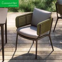 China Aluminum Frame Modern Design Garden Sofa Chair Rattan Wicker Weaving Outdoor Furniture for Hotel for sale