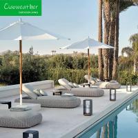 China Top Hotel Resort Daybed Garden Sun Lounger Chair with All Weather Beach Daybed and Modern Design for sale