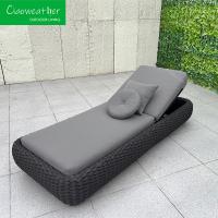 China Top Hotel Resort Daybed Garden Sun Lounger Chair with All Weather Beach Daybed and Modern Design for sale