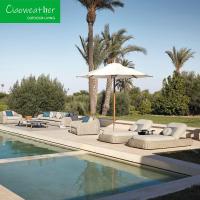 China Top Hotel Resort Daybed Garden Sun Lounger Chair with All Weather Beach Daybed and Modern Design for sale