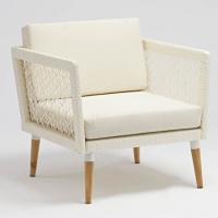 China Comfortable Rattan Outdoor Armchairs for Garden in Modern Design Style and NO Folded for sale