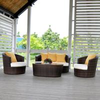 China Alu/Powder Coated Frame Garden Rattan Sofa Set for Outdoor Relaxation and Dining for sale