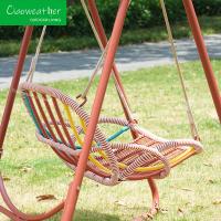 China Customized Color Garden Swing Chairs Patio Backyard Outdoor Swing Canopy Seat Cushions Cover for Backyard Furniture for sale