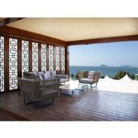 China Sectional Sofa and Alu Frame Garden Chair Set for Outdoor Entertainment for sale