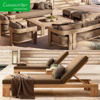 China Teak Outdoor Furniture Set Garden Sofa in Modern Design with Customized Color for sale
