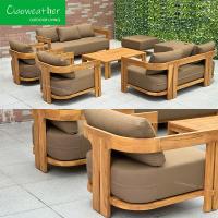 China Teak Outdoor Furniture Set Garden Sofa in Modern Design with Customized Color for sale