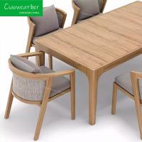 China Waterproof Cushions for Garden Dining Chair Teak Furniture Outdoor Garden Patio Hotel for sale