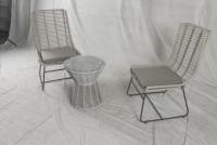 China Outdoor Furniture Rattan/Wicker Table Chair Set with 5-Year Frame for sale