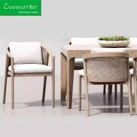 China Waterproof Cushions for Garden Dining Chair Teak Furniture Outdoor Garden Patio Hotel for sale
