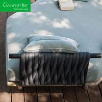 China General Outdoor Furniture Balcony Patio Furniture Rope Sun Bed with Waterproof Upholstery Cushion in Customized Color for sale