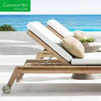 China Modern Outdoor Furniture Hotel Courtyard Luxury Resort Chaise Villa Pool Lounge Chairs for sale
