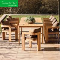 China Customized Color Outdoor Dining Set Solid Teak Wood Dining Chair for end Teakwood Patio Garden Furniture for sale