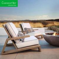 China Villa Hotel Outdoor Courtyard Latest Design Teak Wood Garden Sofa Set for Modern Furniture for sale